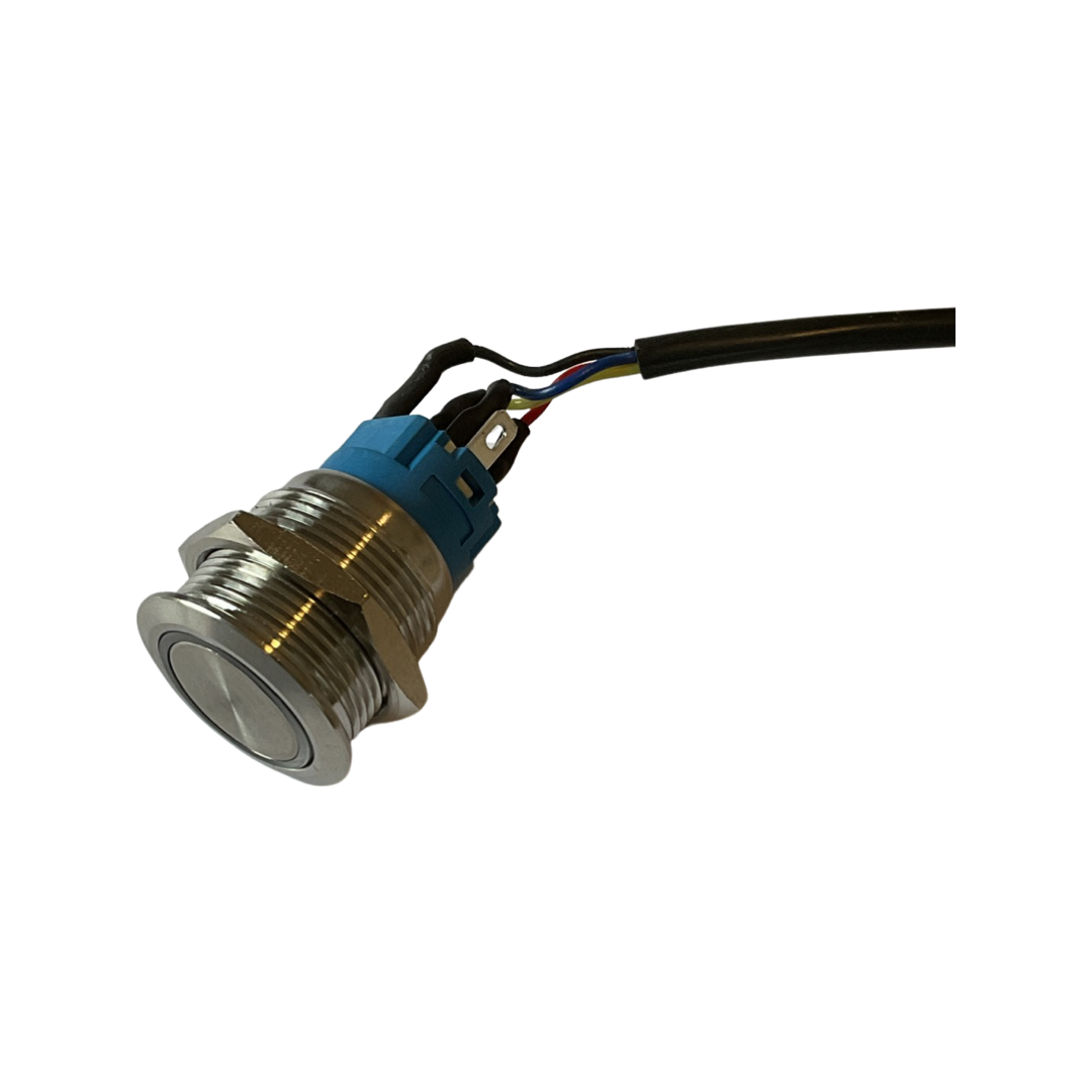 19mm Stainless Steel Push Button - Digiverse